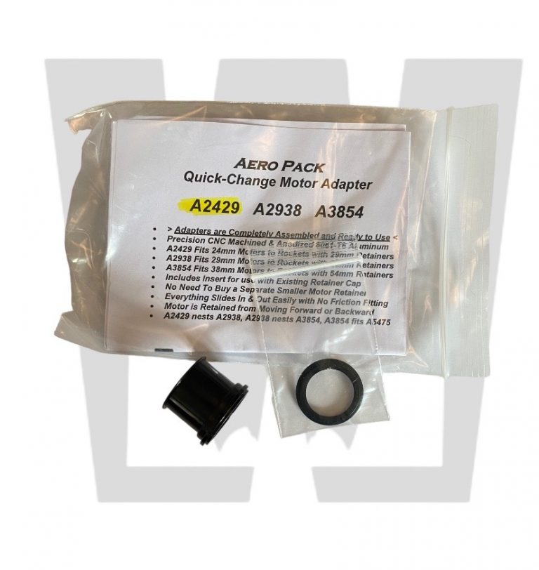 Aero-Pack Motor Adapter/reducer - Wizard Rockets Ltd